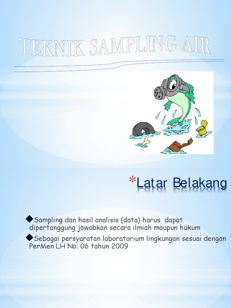 Teknik Sampling Air | PDF