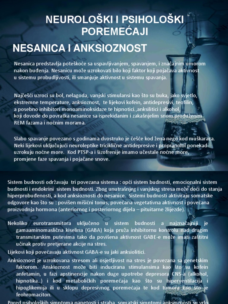 Neuroloski I Psiholoski Poremecaji | PDF