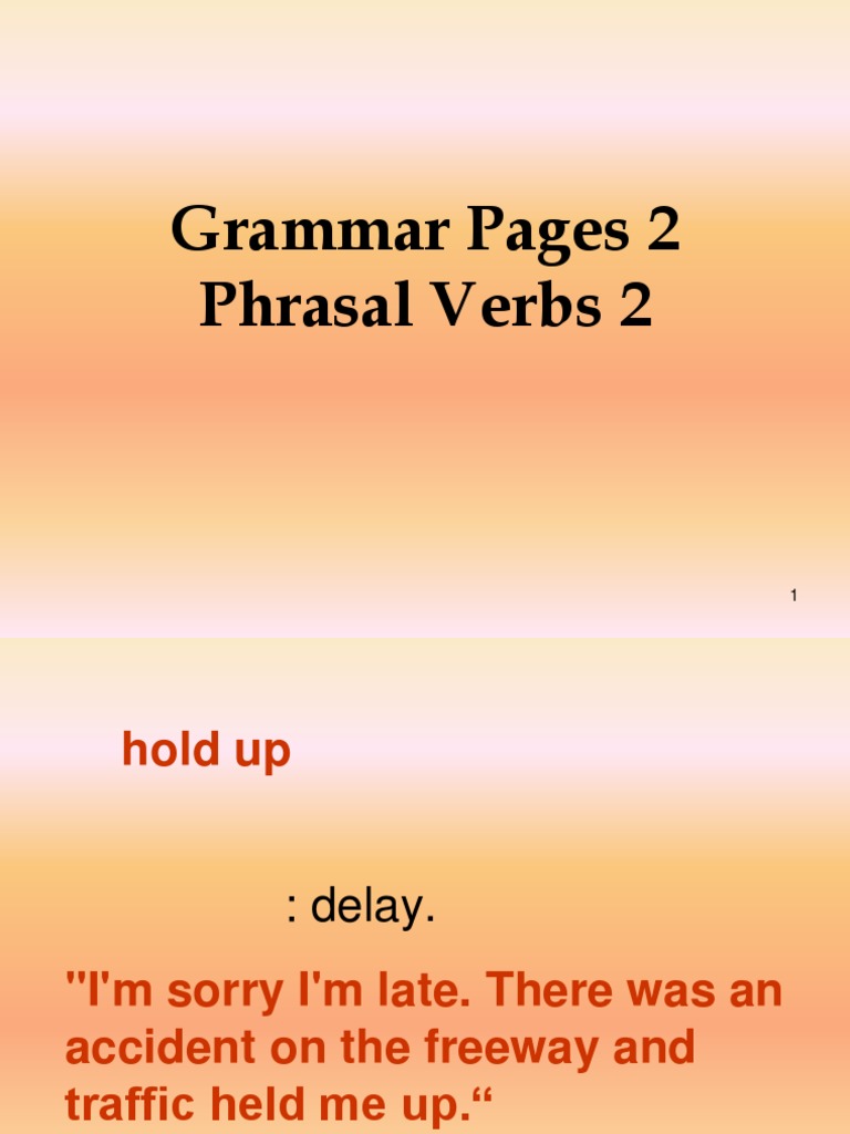 Phrasal Verbs 2 1352 | PDF