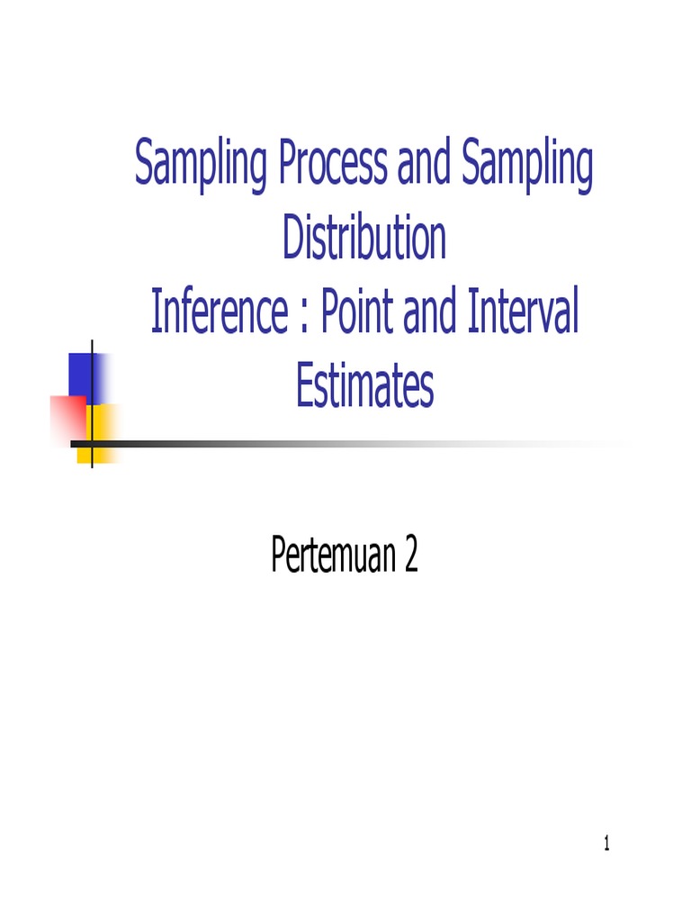 Statistik Sampling Estimasi Compatibilitymode | PDF