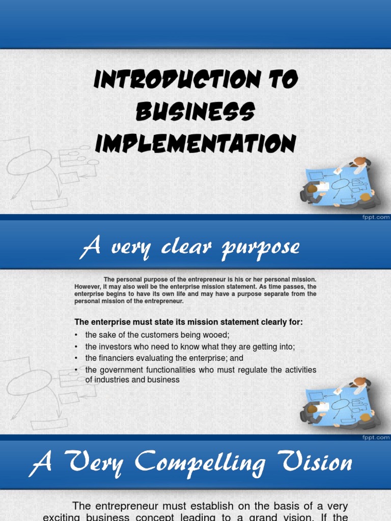 Business Plan Implementation Essentials | PDF | Entrepreneurship | Investor