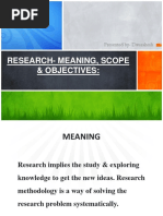 Research Methodology Lecture Notes | PDF