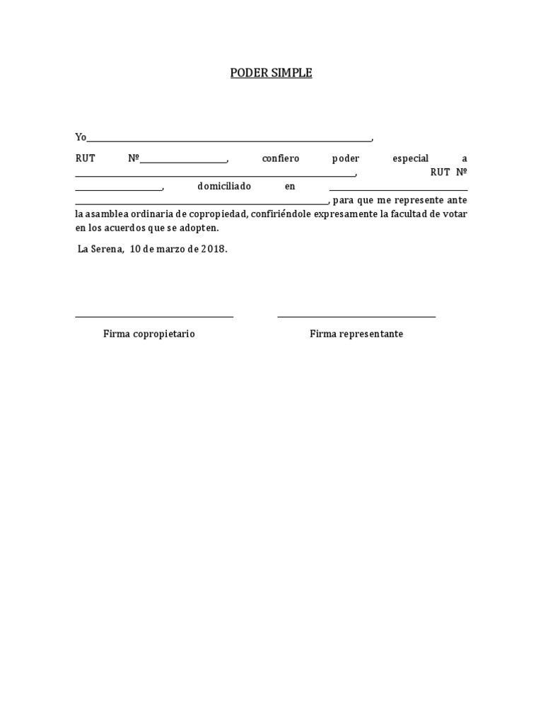 Poder Simple | PDF