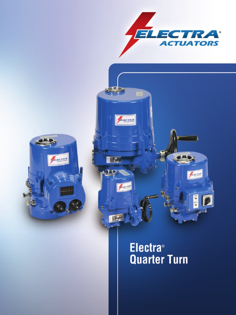 Electra Quarter Turn Actuators | PDF | Switch | Electrical Wiring