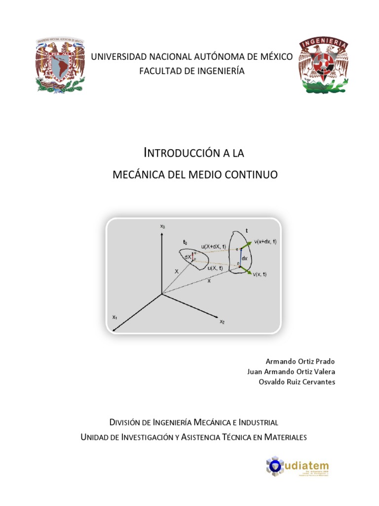Mecanica del medio continuo | Tensor | Elasticidad (Física)