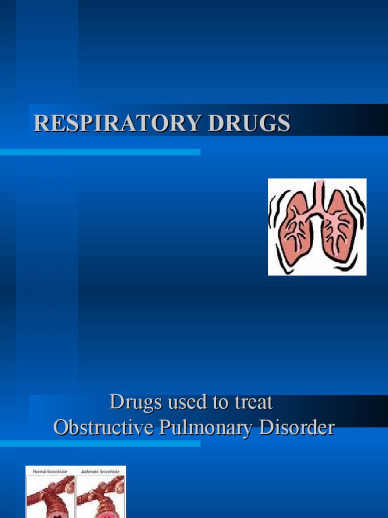 Respi Drugs | PDF | Cough | Asthma