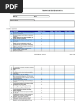 Check List-Technical Bid Evaluation | PDF