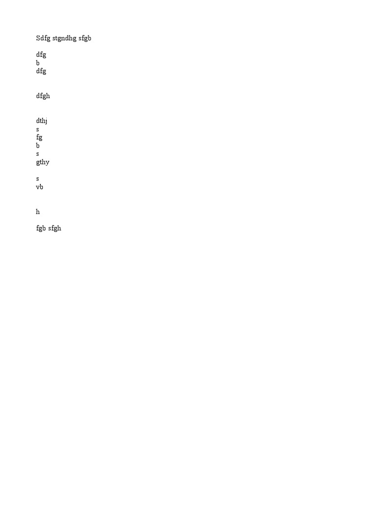 SDFG STGNDHG SFGB DFG B DFG | PDF