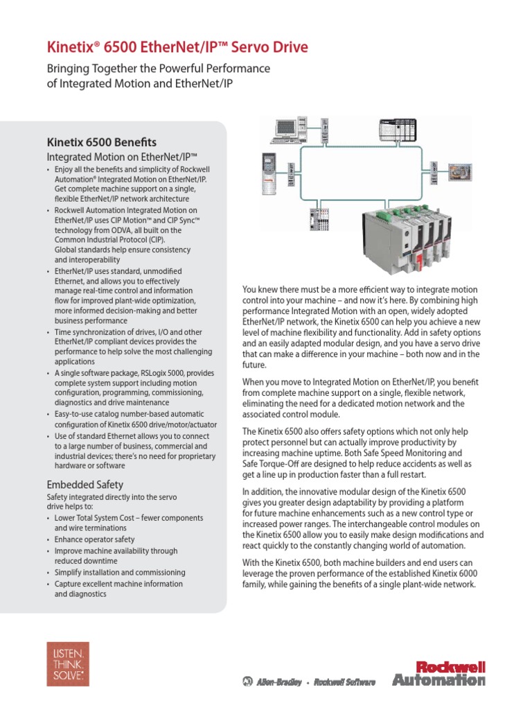 Product Profile - Kinetix® 6500 - 2094-pp005 - En-P PDF | PDF | Network ...