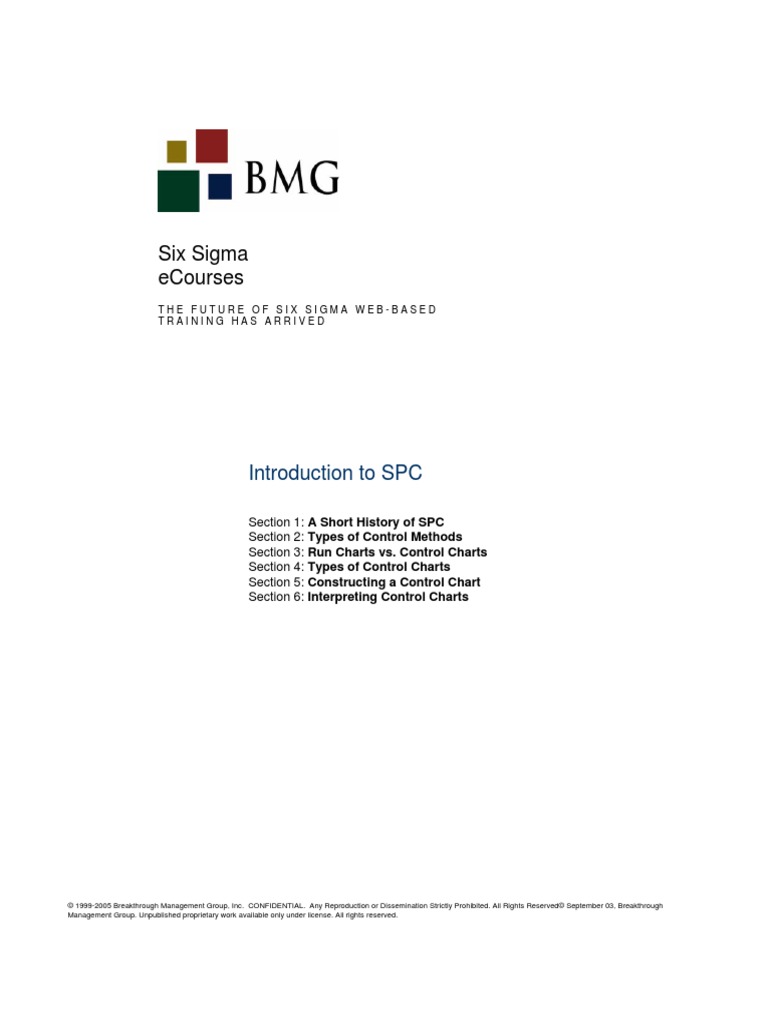 Introduction To SPC | Download Free PDF | Computing | Computing And ...