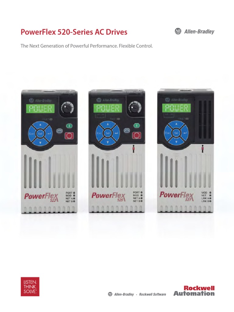Brochure - PowerFlex 520-Series AC Drives - 520-BR001D-En-P - June 2015 | Download Free PDF ...