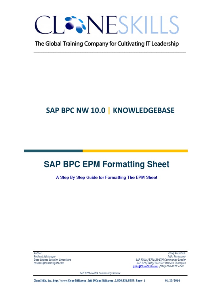 EPM Formatting Sheet | Download Free PDF | Microsoft Excel | Software