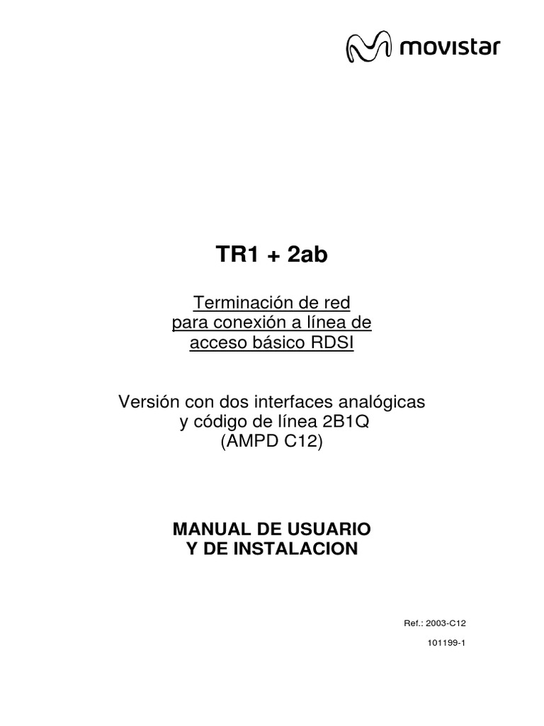 TR1 PDF | Descargar gratis PDF | Transmisión de datos | Redes de computadoras