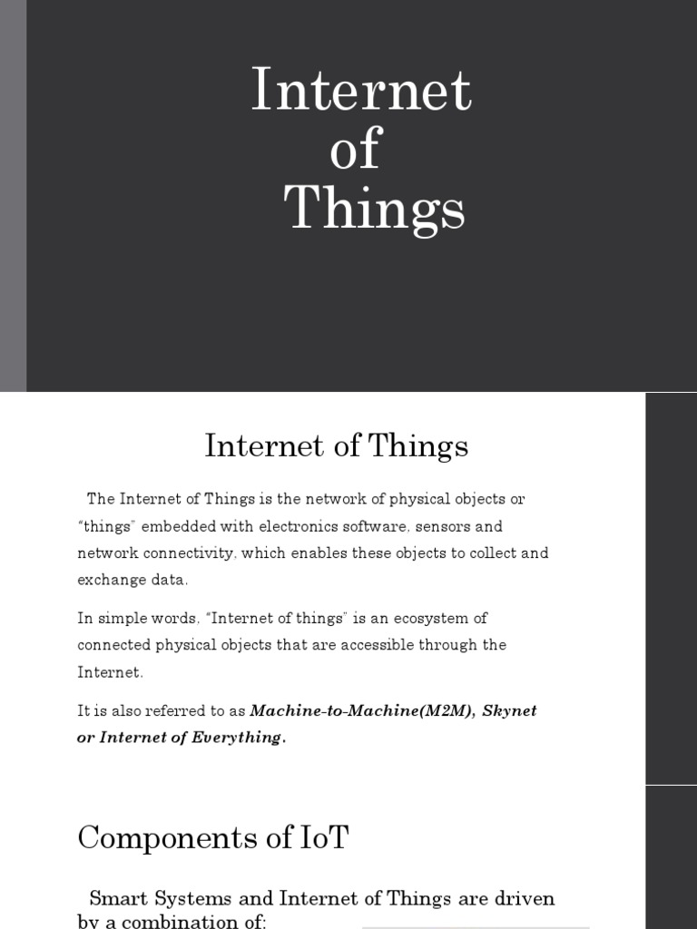 Internet of Things | PDF | Internet Of Things | Internet