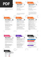 D&D Combat Action Flowchart | PDF | Tabletop Games | Entertainment