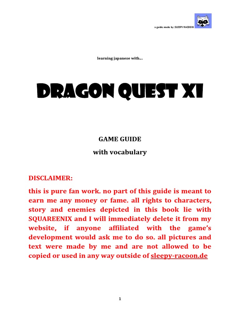 Guia DQ11 | PDF | Nature