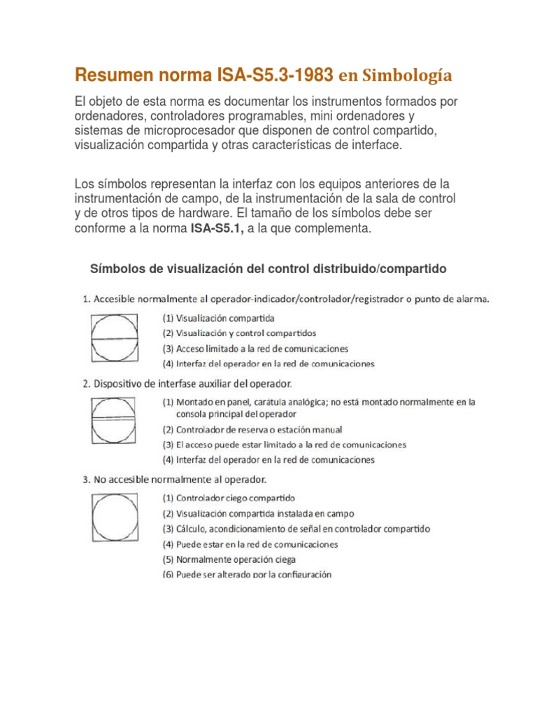 Resumen Norma ISA | PDF