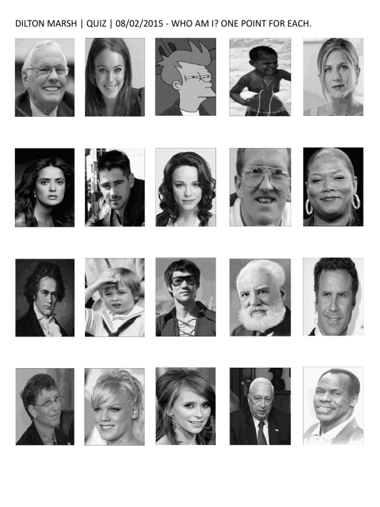 Picture Round For Quiz | PDF