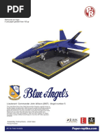 Blue Angels F/A-18 Model Instructions | PDF | Aircraft Configurations ...