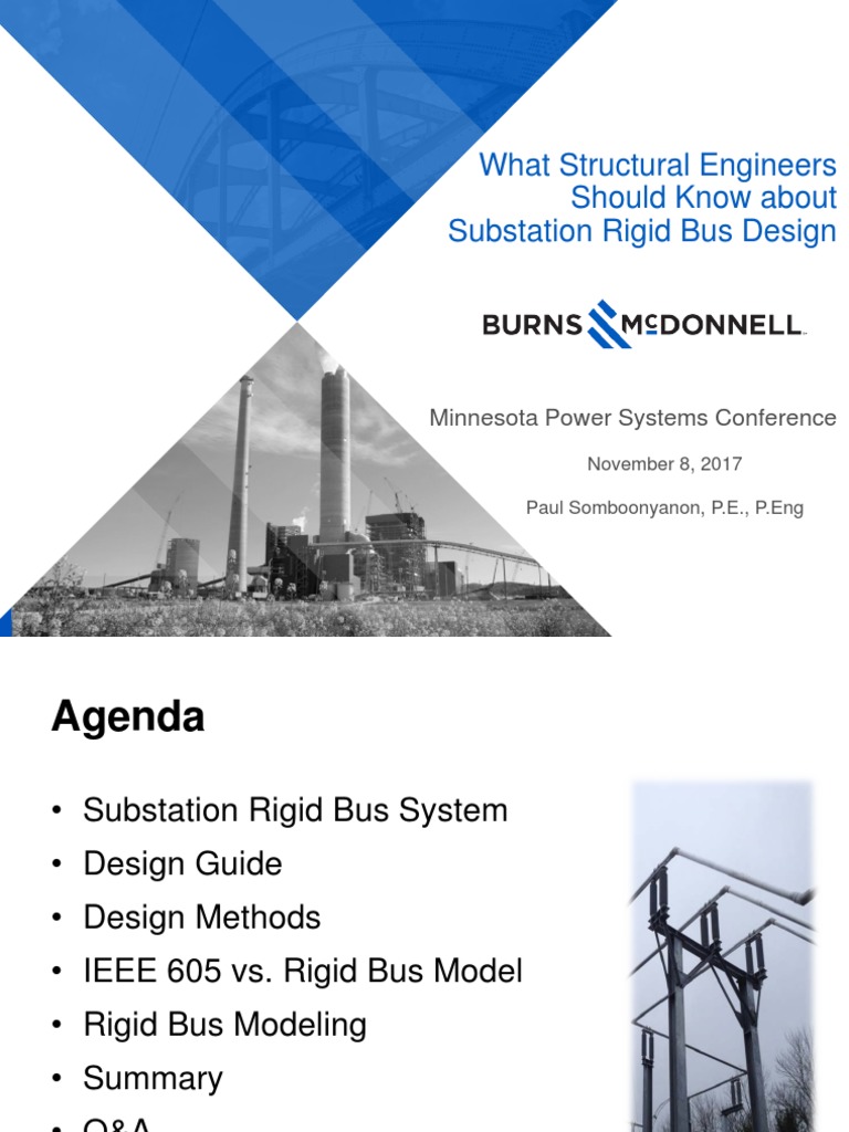IEEE - What Structual Engineers-Substation Rigid Bus Desing | PDF ...