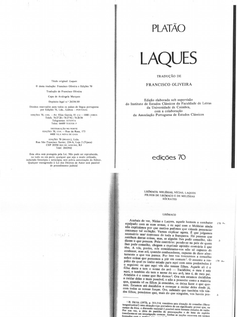 Laques. Platão | PDF