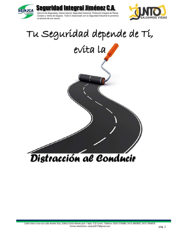 Distraccion Al Conducir | PDF | Atención | Seguridad y salud ocupacional