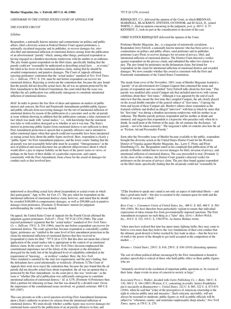 Added Consti Cases | PDF | First Amendment To The United States ...