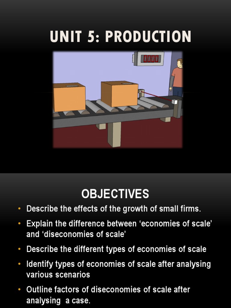 Unit 5: Production | PDF | Economies Of Scale | Economies