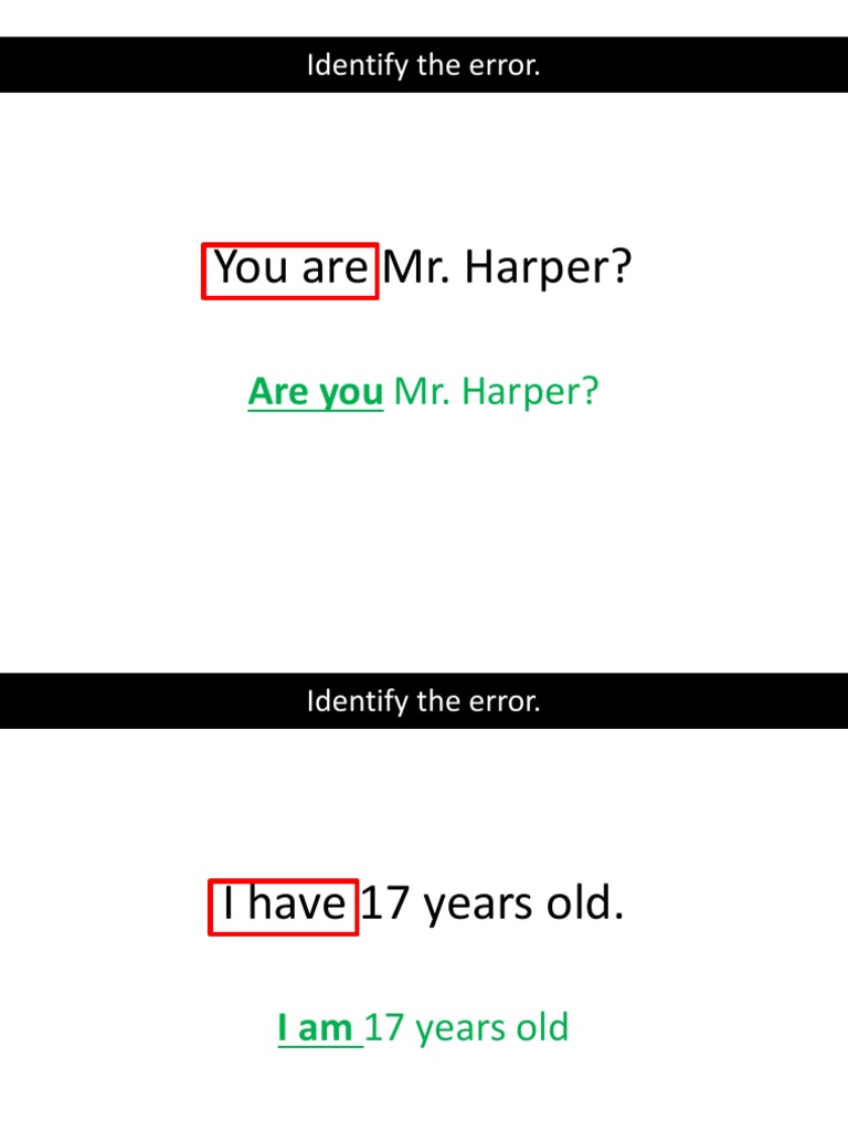 Are You Mr. Harper? | PDF
