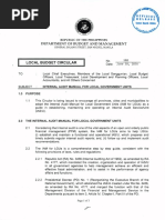 DBM National Budget Circular No. 521 PDF | PDF | Business