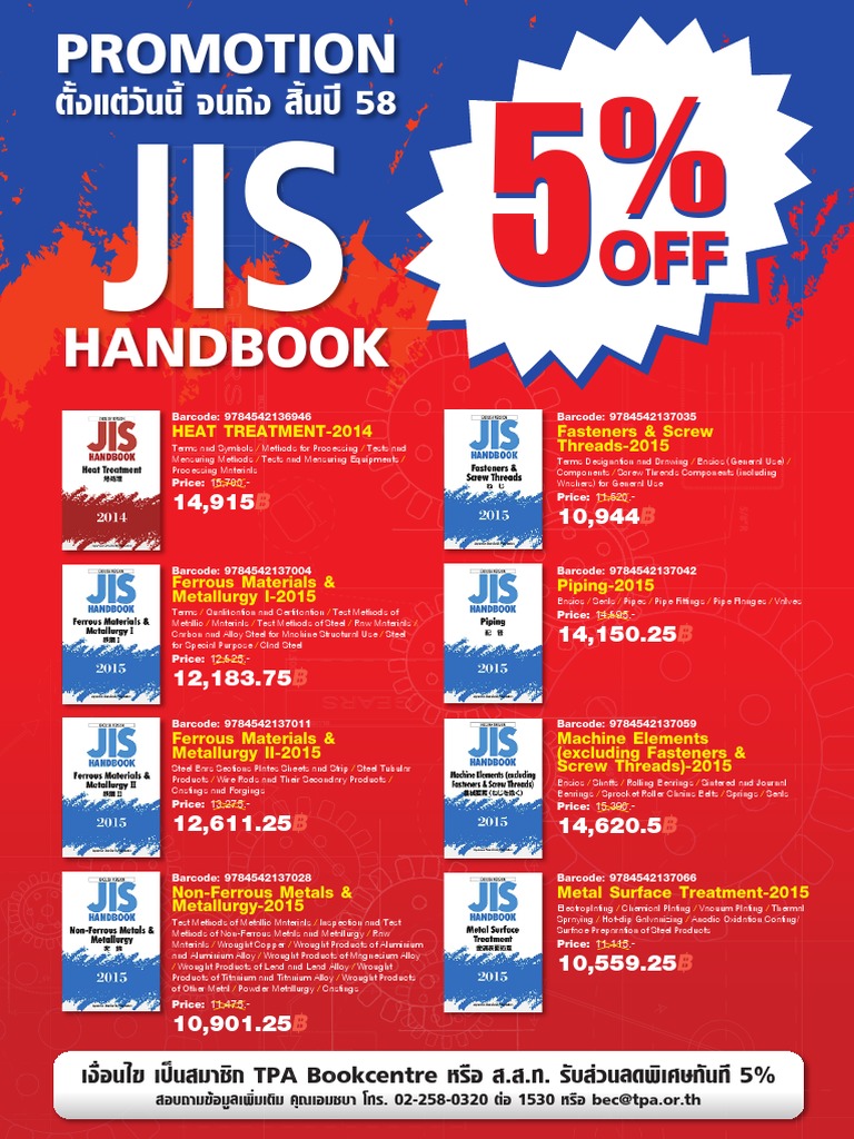 Tn244 Cover004 Jis Handbook S | PDF | Metallurgy | Steel