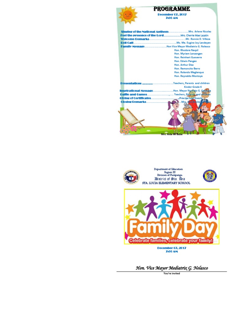 Family Day Certificate | PDF
