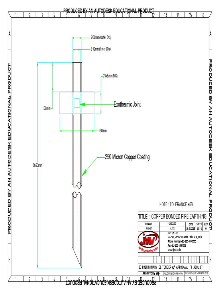 Drawing - Copper Cladded MS Pipe | PDF | Nature