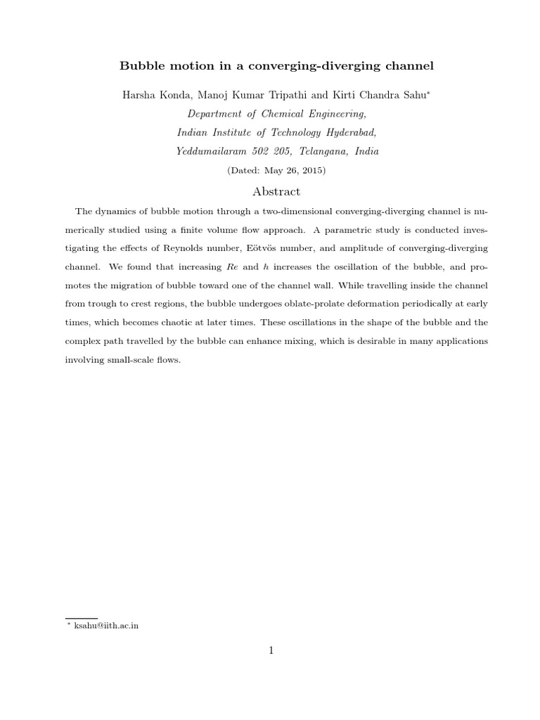 Draft ASME | PDF | Reynolds Number | Fluid Dynamics