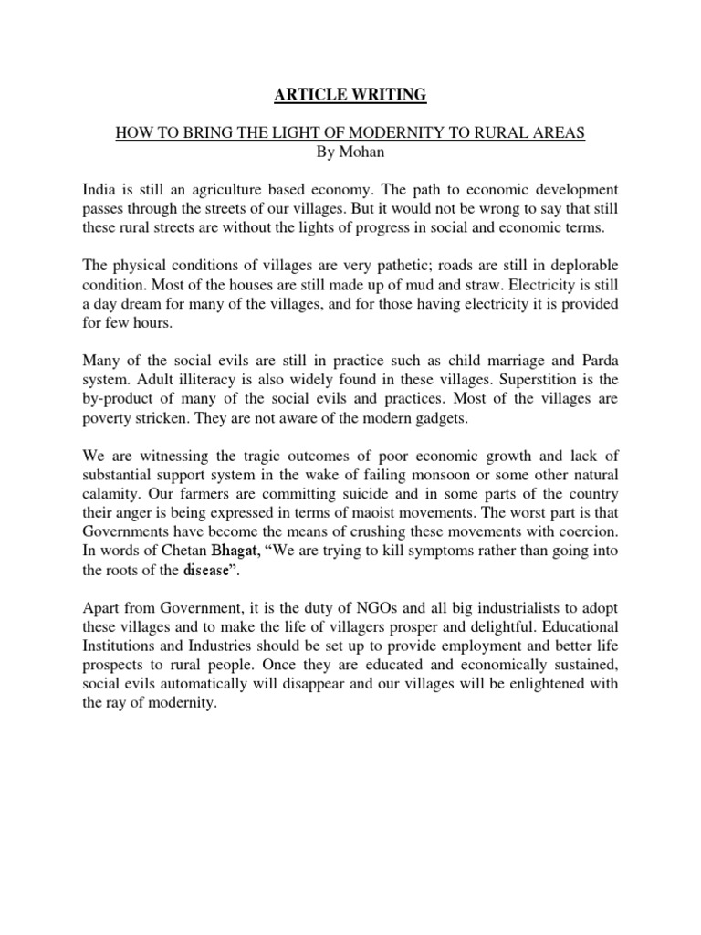 Article Writing and Formal Letter | PDF | University And College ...