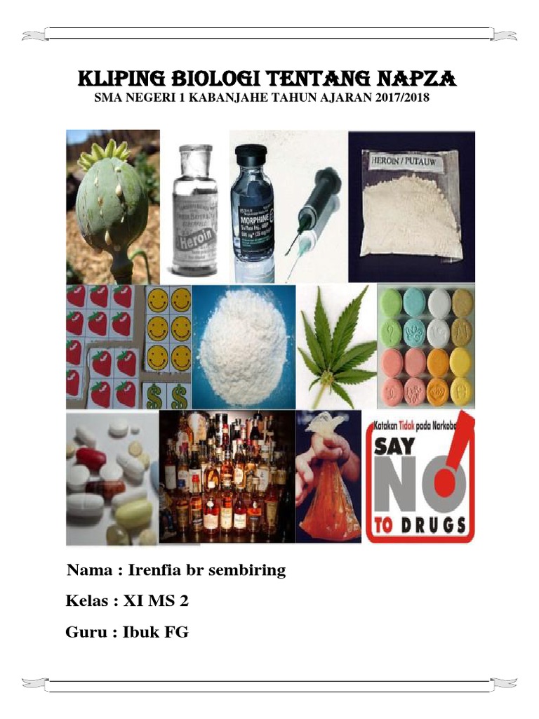 Kliping Biologi Tentang Napza | PDF