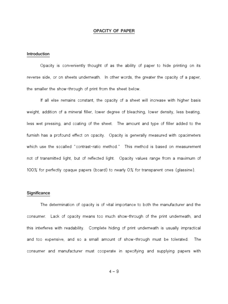 43 Opacity | PDF | Paper | Confidence Interval