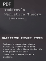 Narrative Theory 1: Todorov | PDF | Narrative