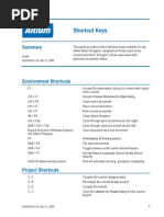Shortcut Listings: General Altium Environment Shortcuts | PDF ...