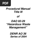Ra 6969 | PDF | Hazardous Waste | Waste Management