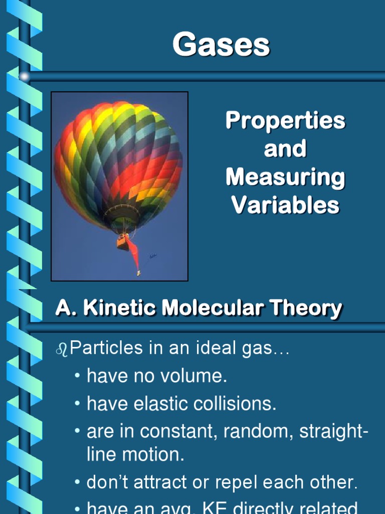 GAS LAWS Powerpoint Good One | PDF | Gases | Pressure Measurement