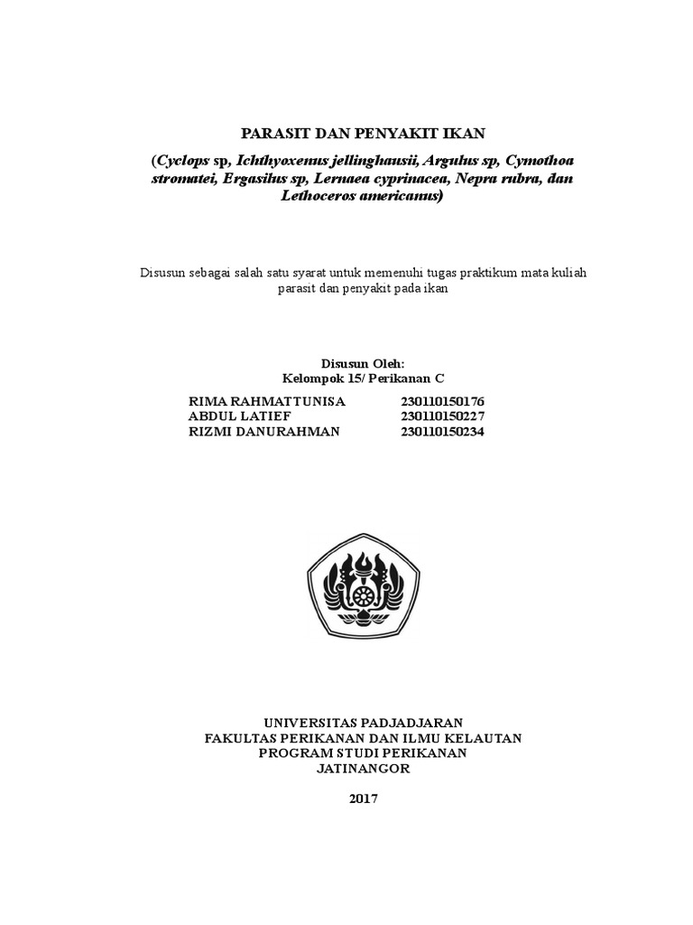 Parasit Dan Penyakit Ikan | PDF