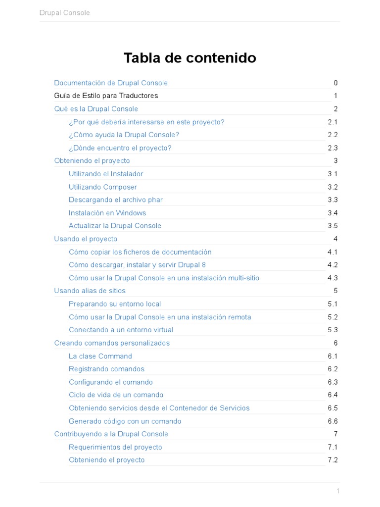 Drupal Console Es | PDF | Command Line Interface | Drupal