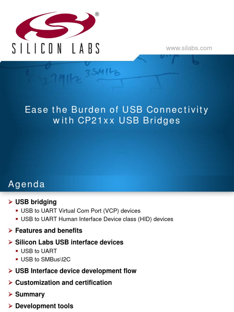 CP210x CP211x Overview Technical | PDF | Usb | Device Driver