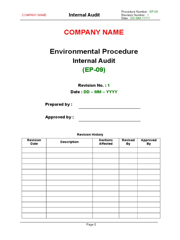 Enquiry Internal Audit Report Template Word Format Download | Unduh ...