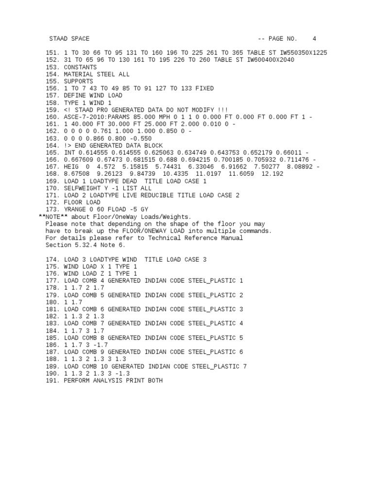 Staad Space 004 | PDF