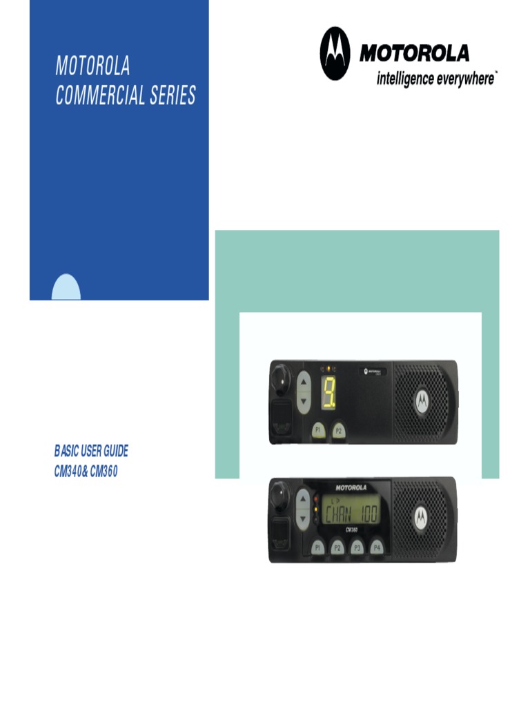 Motorola Cm360 | PDF | Radio | Menu (Computing)