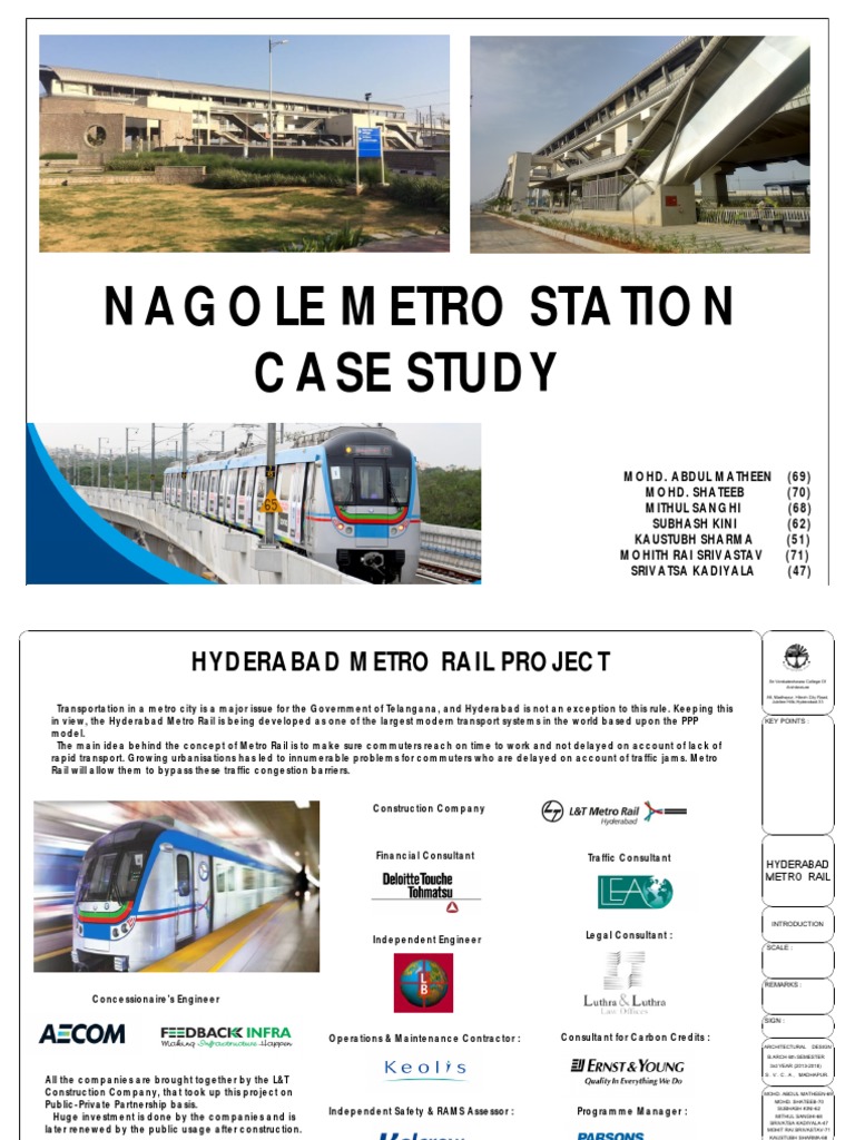 Nagole Metro Rail Case Study | PDF | Train Station | Rapid Transit