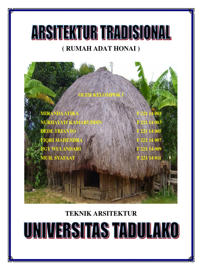 Rumah Adat Honai | PDF