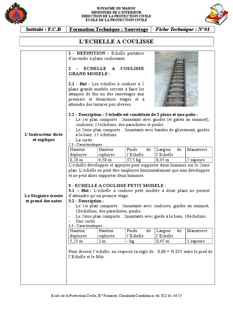 Fiches Techniques Sauvetage | PDF | Nœud | Science